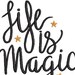 Life is Magic Embroidery Design - Etsy