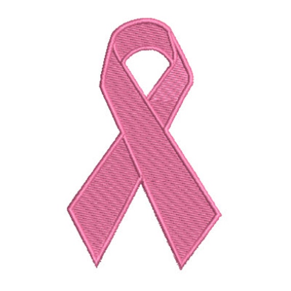 Breast Cancer Ribbon Embroidery Design | Etsy