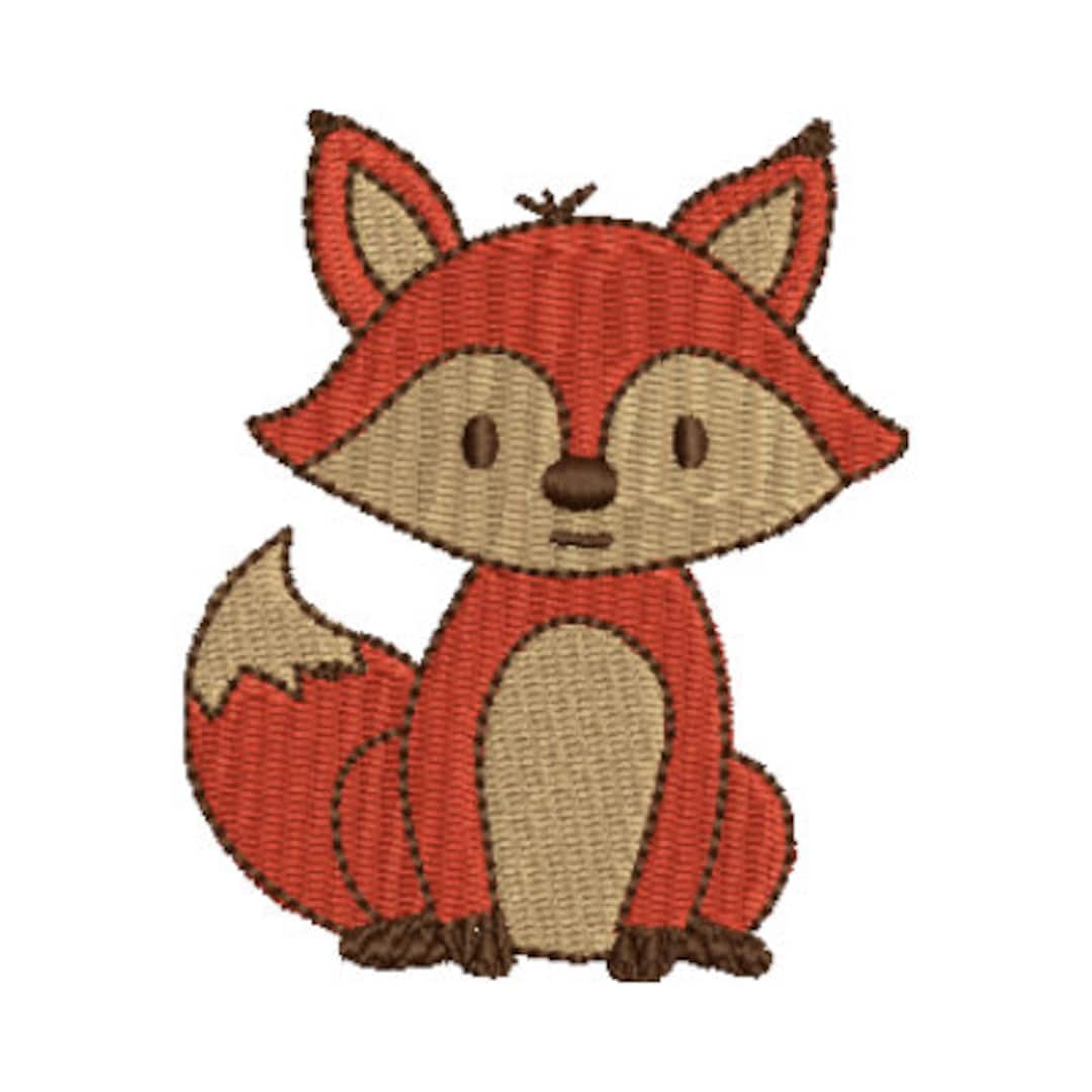 Fox Embroidery Design - Etsy