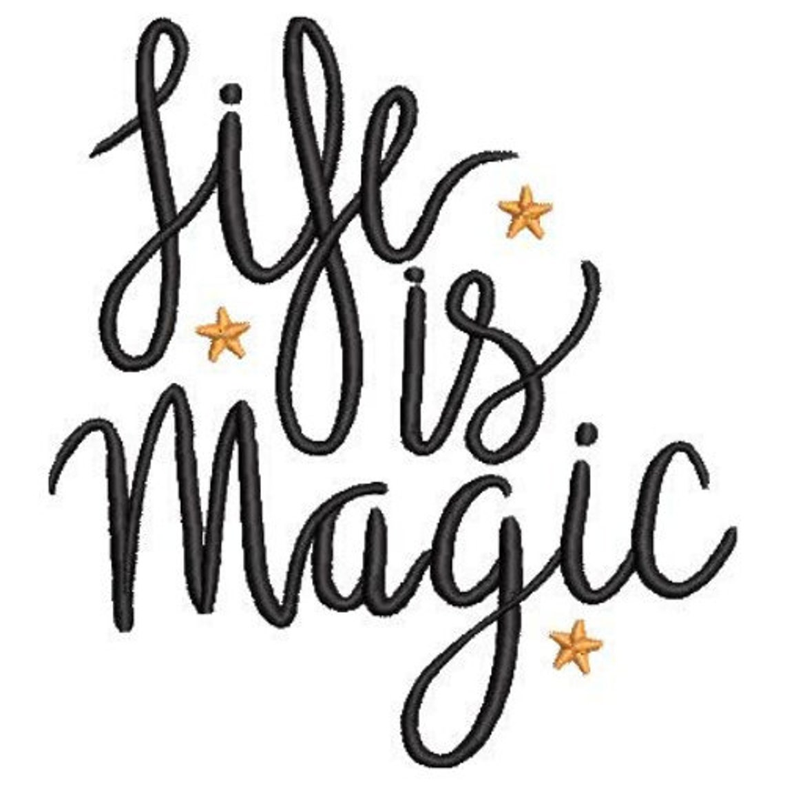 Life is Magic Embroidery Design - Etsy