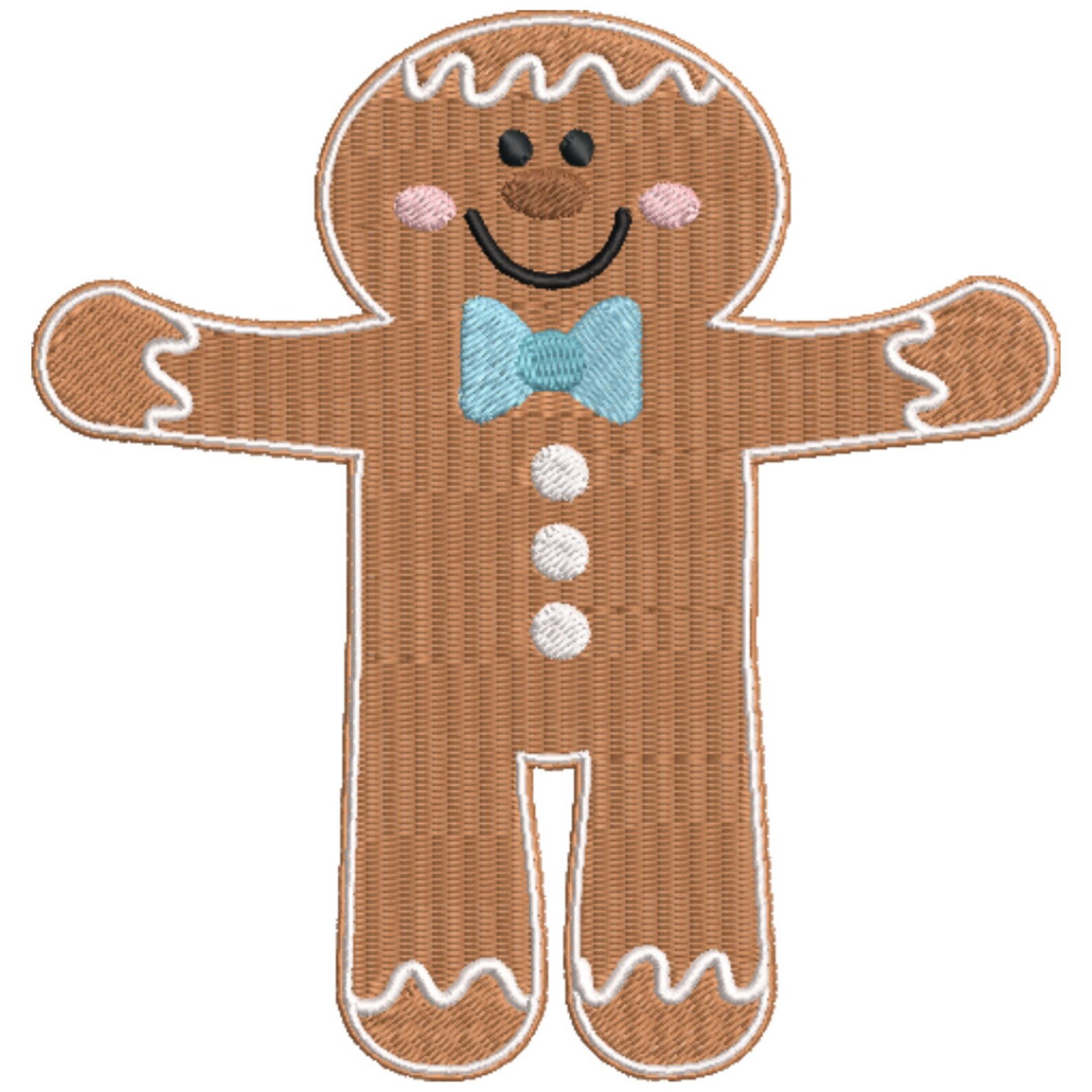 Gingerboy Embroidery Design - Etsy