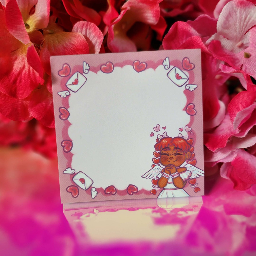 Cupid's Love Notes: Lovecore Notepad - Etsy