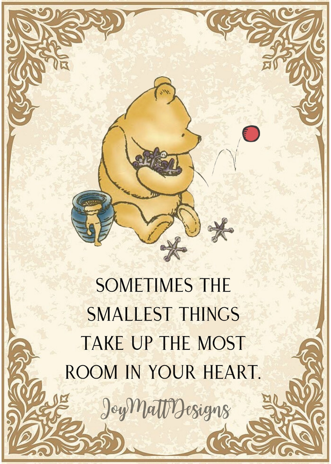 Classic Winnie the Pooh Quotes Set of 5 Chrisptopher Robin - Etsy