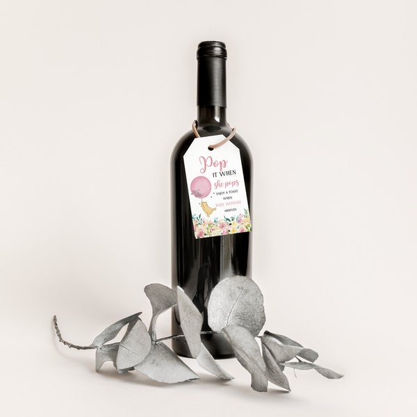 Pop When She Pops Labels - Etsy