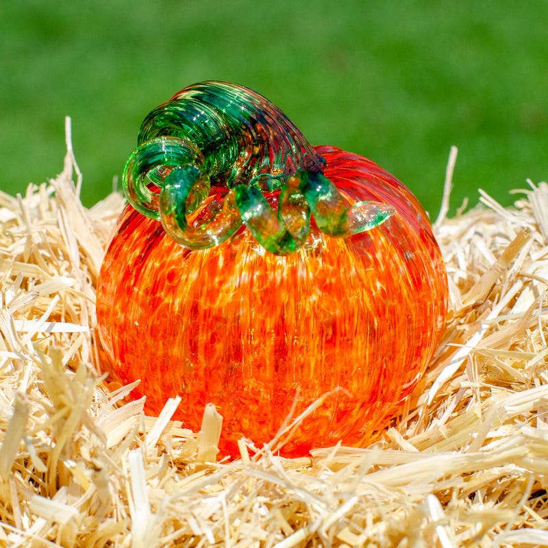 Glass Pumpkin - Etsy