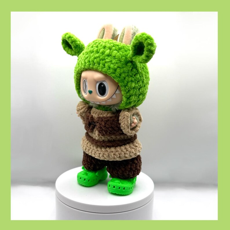 Labubu Ogre Outfit Crochet Pattern - Etsy