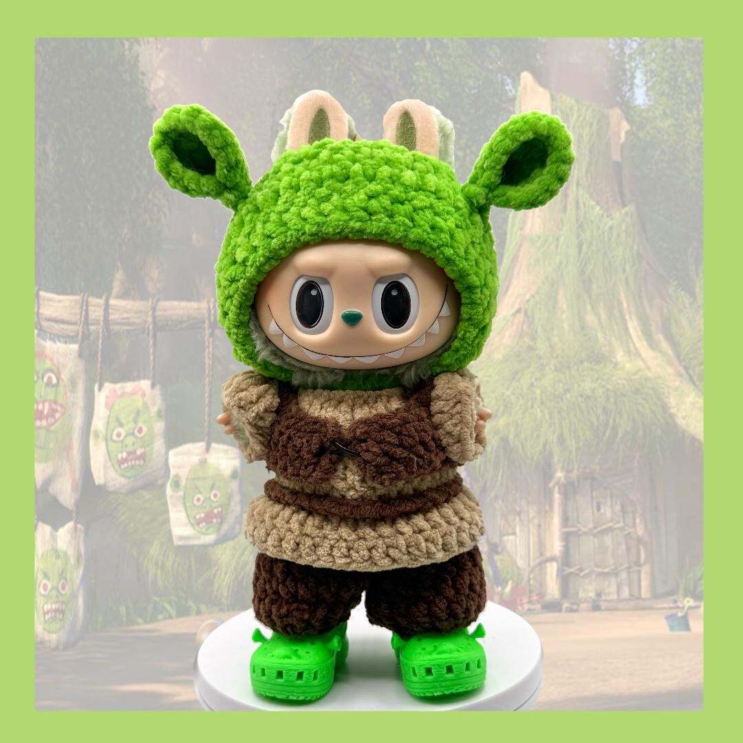 Labubu Ogre Outfit Crochet Pattern - Etsy
