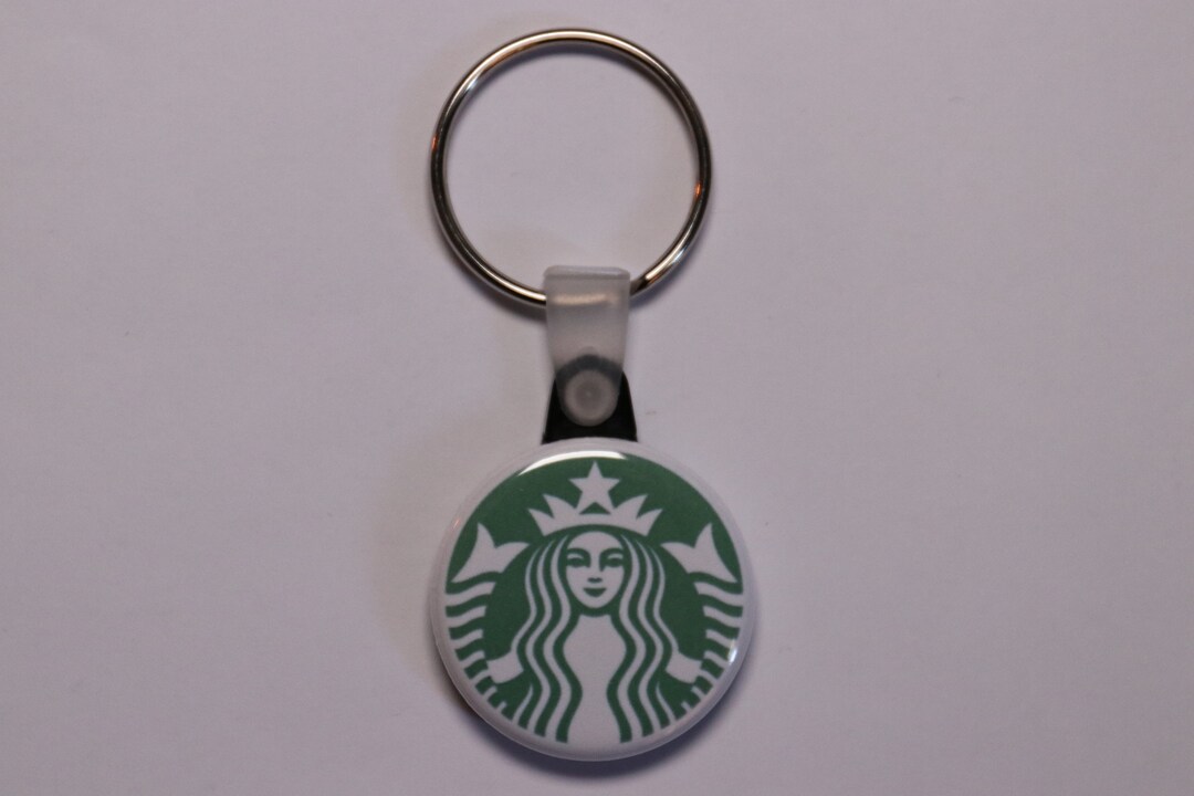 Starbucks Logo Keychain - Etsy