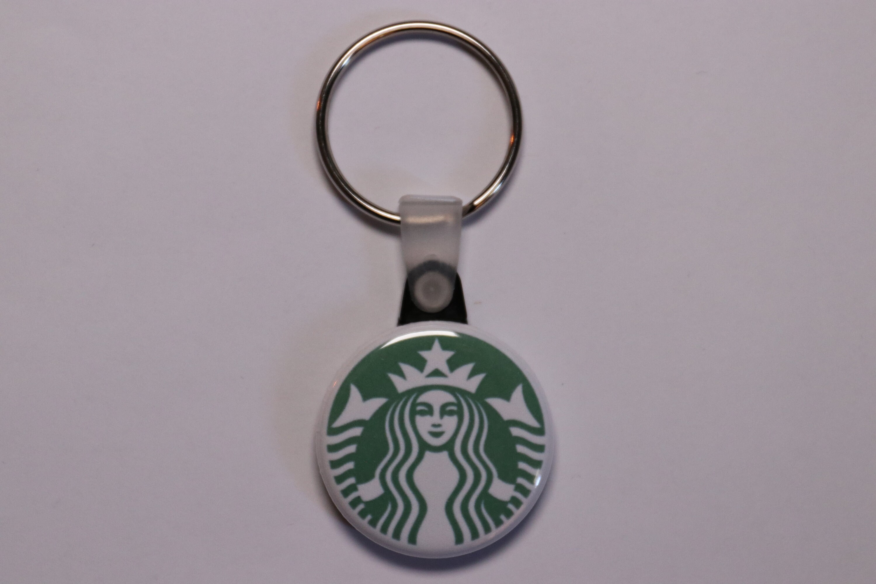 Starbucks Logo Keychain - Etsy