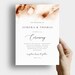 Burnt Orange Wedding Ceremony Program, Printable Wedding Program ...
