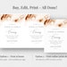 Burnt Orange Wedding Ceremony Program, Printable Wedding Program ...