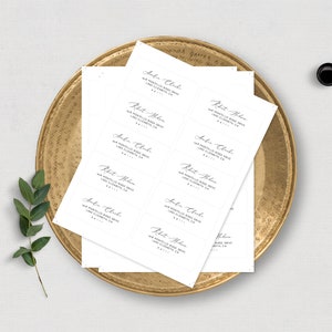 Printable Address Labels Template, 4x2 Avery Address Label, Editable ...