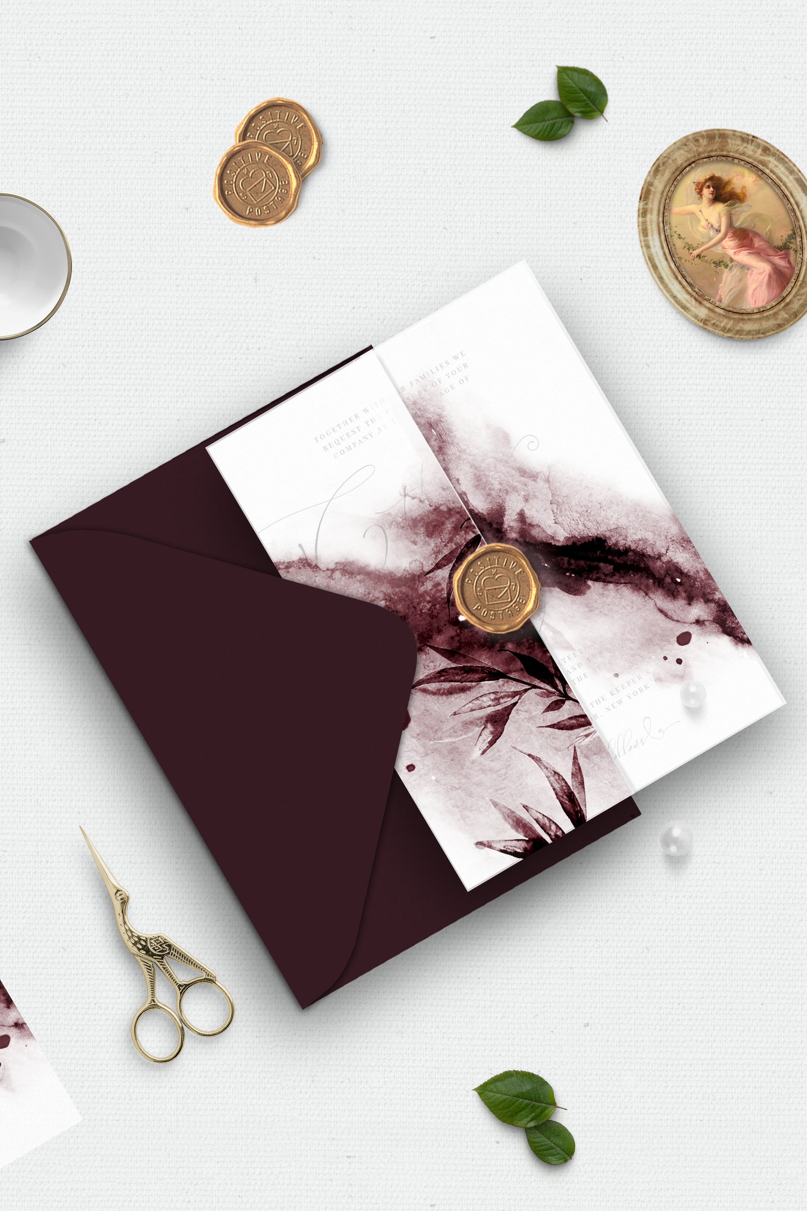 DIY Printable Vellum Wrap Burgundy Vellum Jacket Wedding - Etsy
