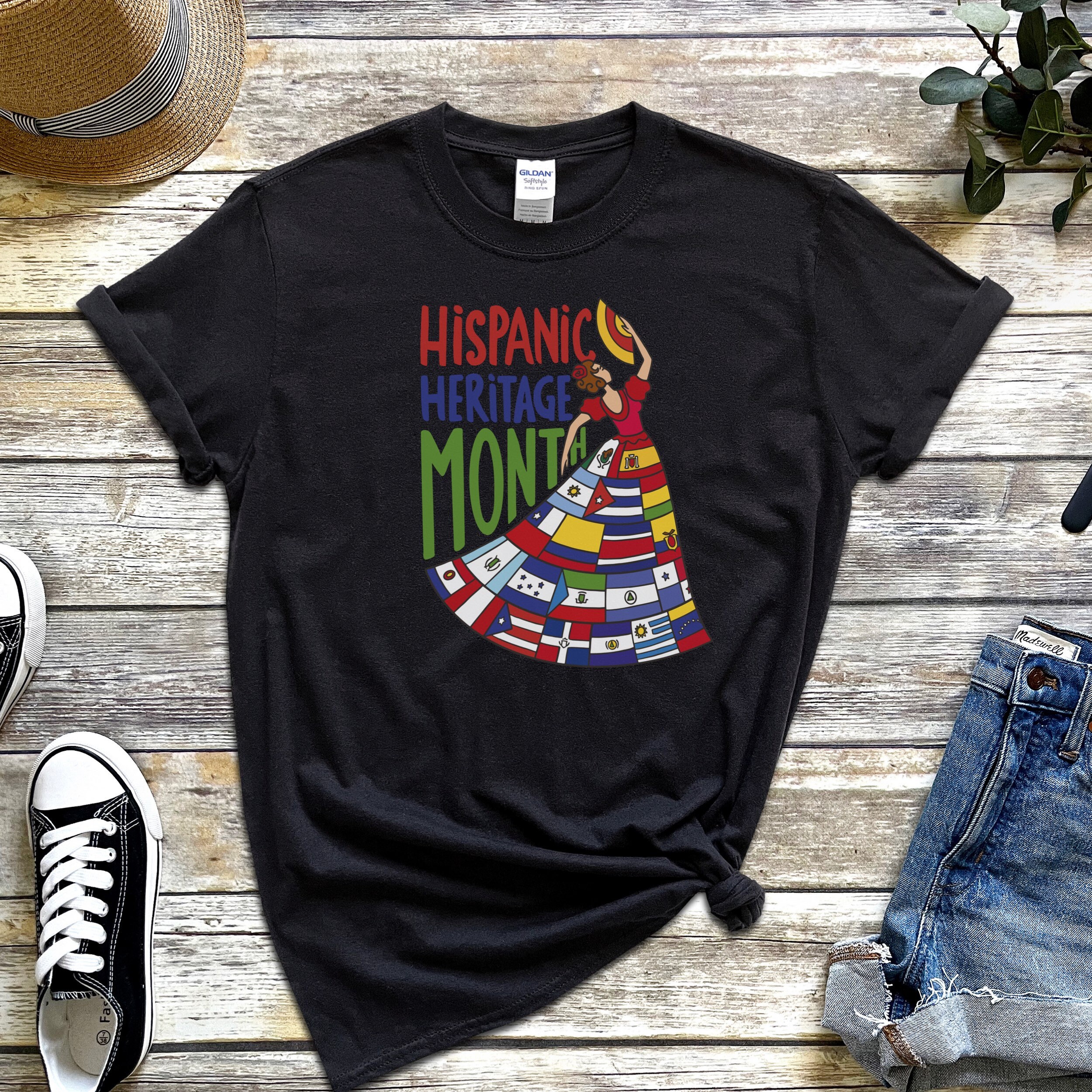 Celebrate National Hispanic Heritage Month Latina Women Shirt - Etsy