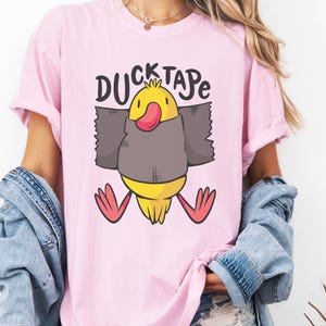 Duck Tape Funny Lover Comfort Color Oversized T-shirt,funny Duck T ...