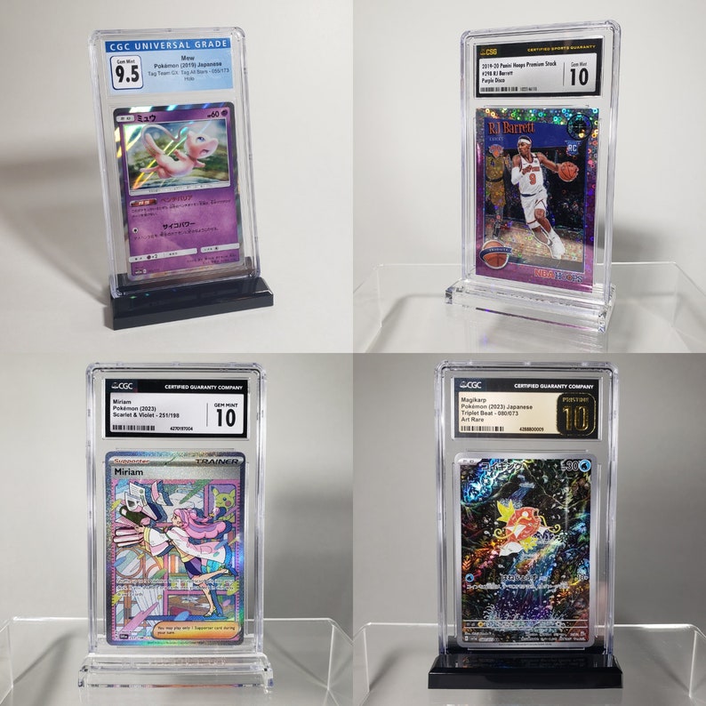 Acrylic Display Stand for Graded Cards, PSA, BGS, CGC & 35 Pt (5 Pack ...