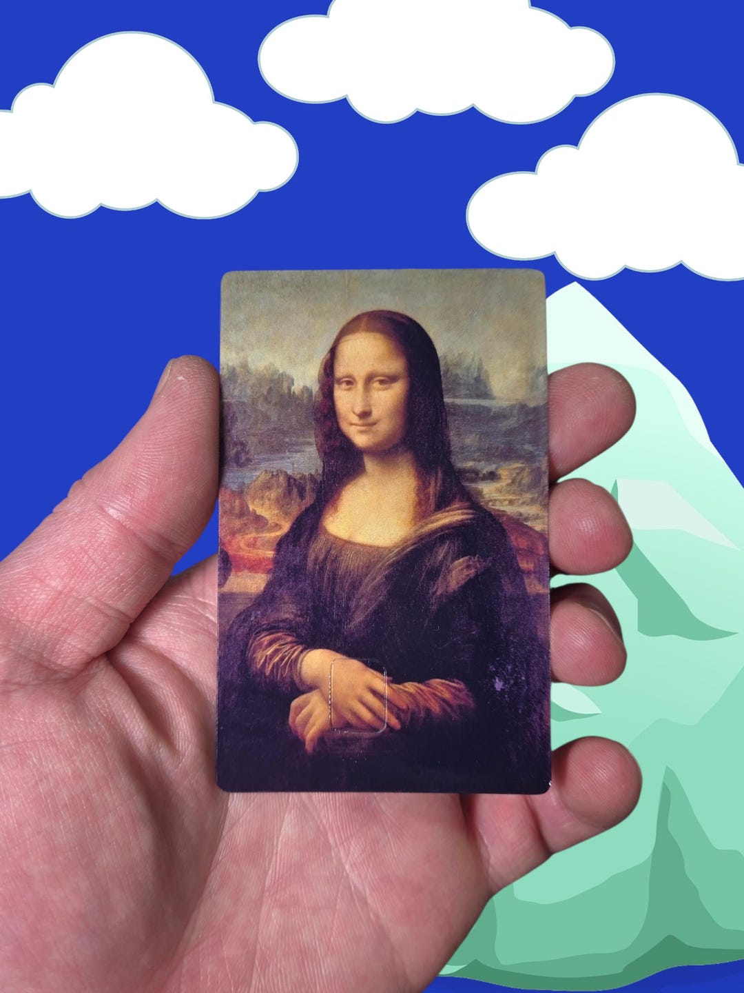 Mona Lisa ART Credit Debit Card Skin Vinyl Decal Personalized Birthday ...