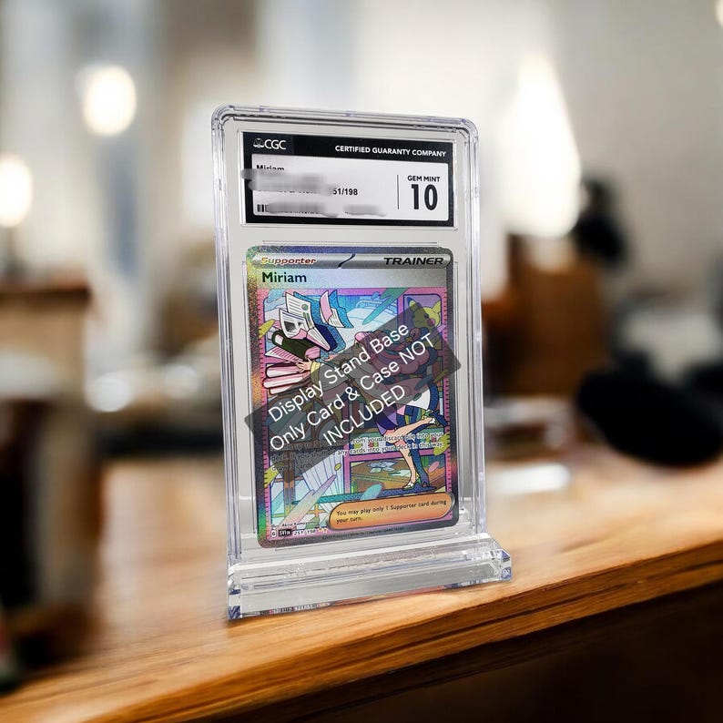 Acrylic Display Stand for Graded Cards, PSA, BGS, CGC & 35 Pt (5 Pack ...