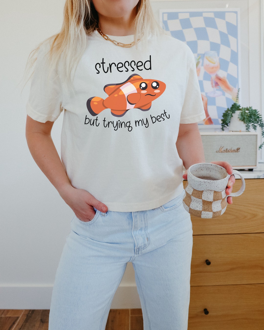 Clownfish T-shirt Clowncore Clowncore Clothing Weirdcore Kidcore ...