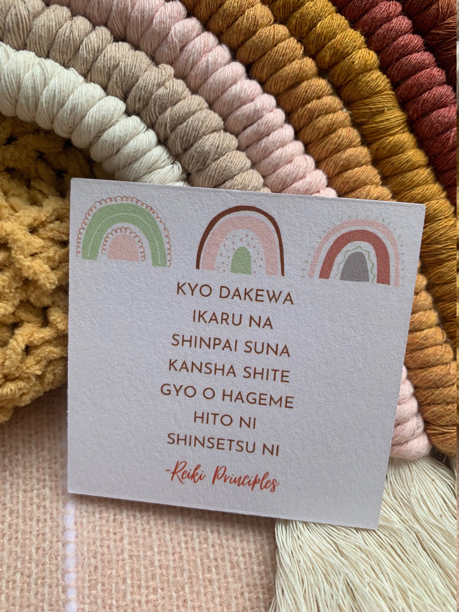 10 Cards, REIKI PRINICIPLES, Flip Cards, Gokai, Reiki Precepts, Just ...