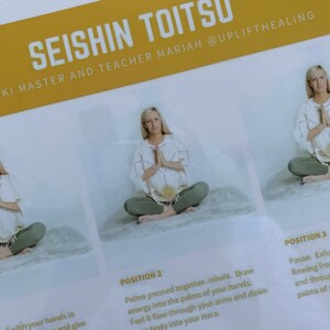 Japanese Usui Reiki Meditation Reference Guide Chart Seishin Toitsu - Etsy