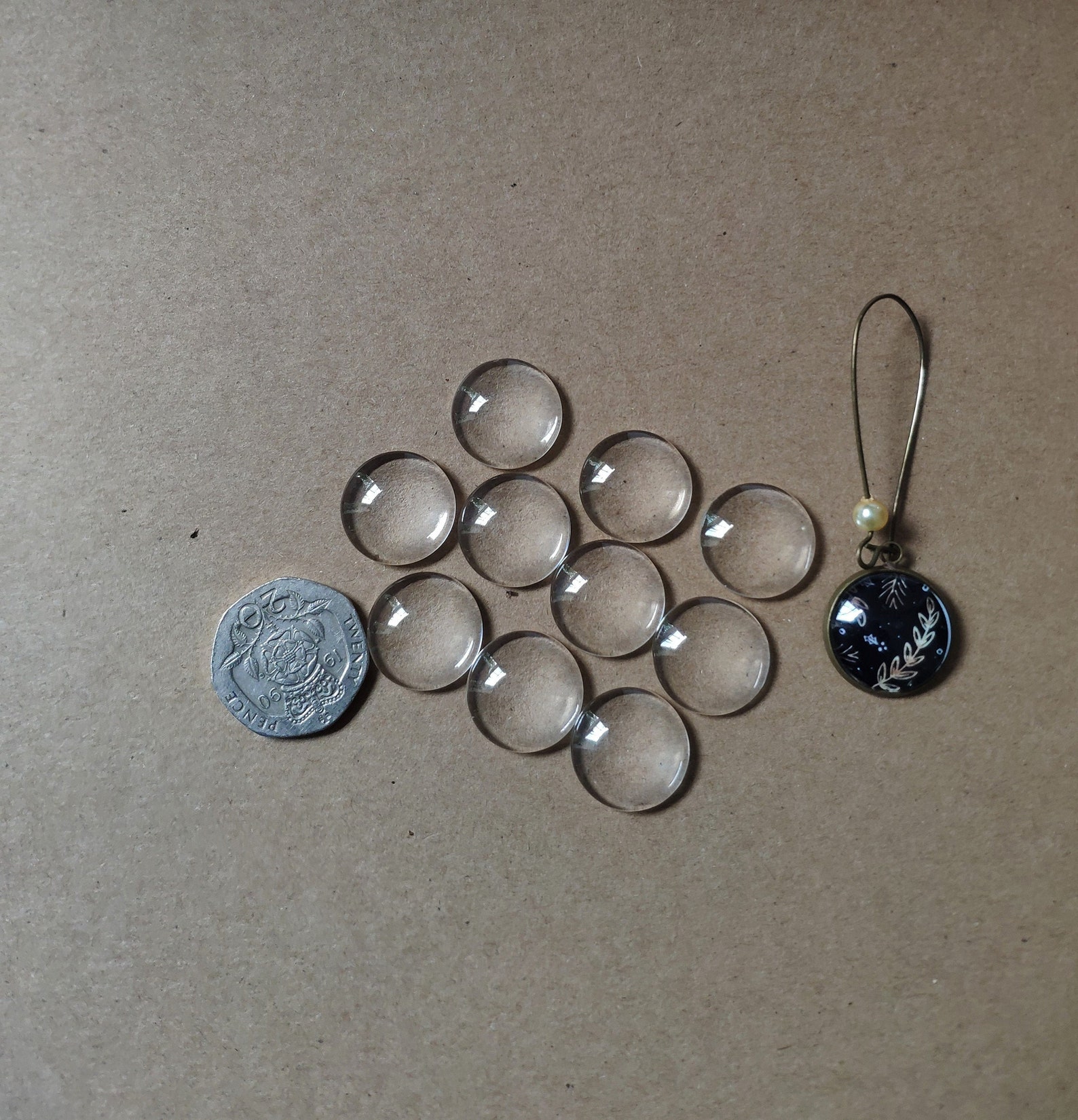 10 Pcs 16mm Clear Cabochon 16mm Transparent Cabochon - Etsy