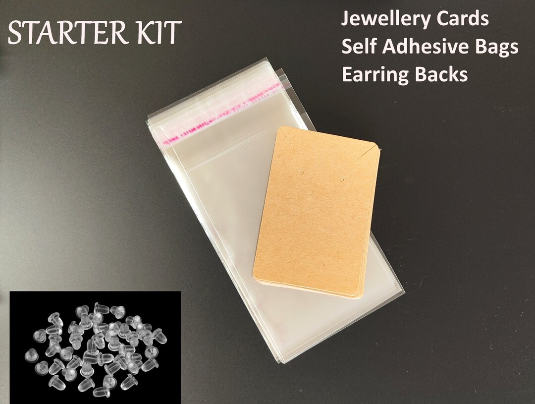 Kraft Jewellery Display Cards Starter Kit - Necklace Earring Display ...