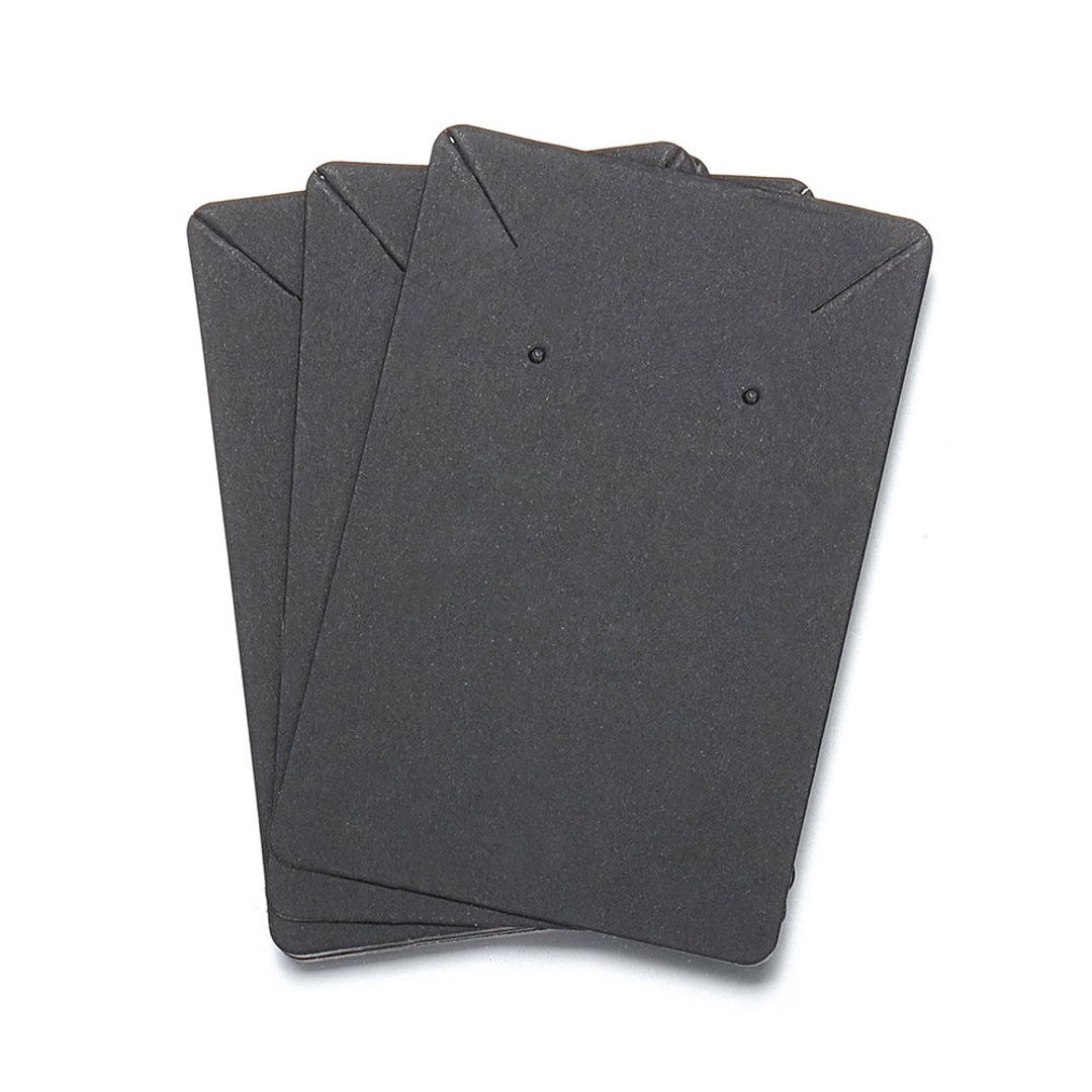 Black Jewellery Display Cards - Necklace Earring Display Cards ...