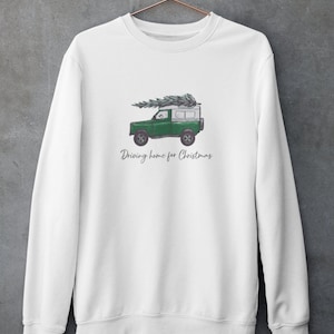 Christmas Jumper | Green Land Rover Christmas Jumper | Land Rover Gifts ...