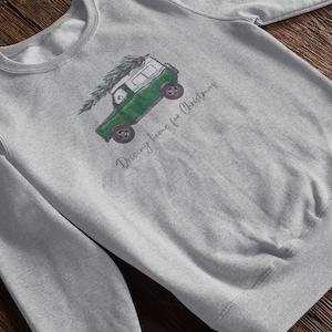 Christmas Jumper | Green Land Rover Christmas Jumper | Land Rover Gifts ...