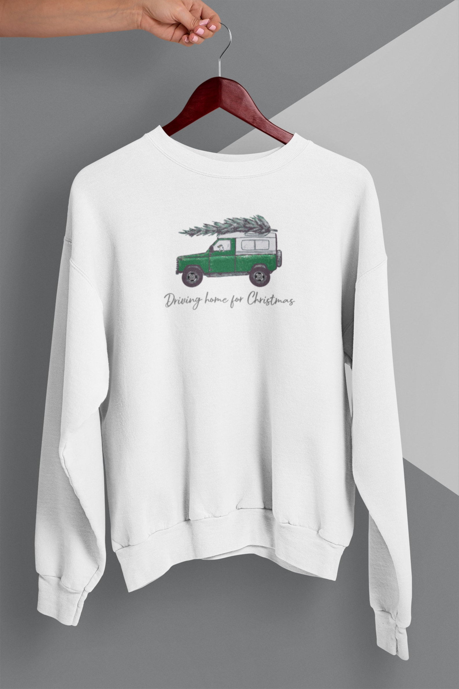 Christmas Jumper | Green Land Rover Christmas Jumper | Land Rover Gifts ...