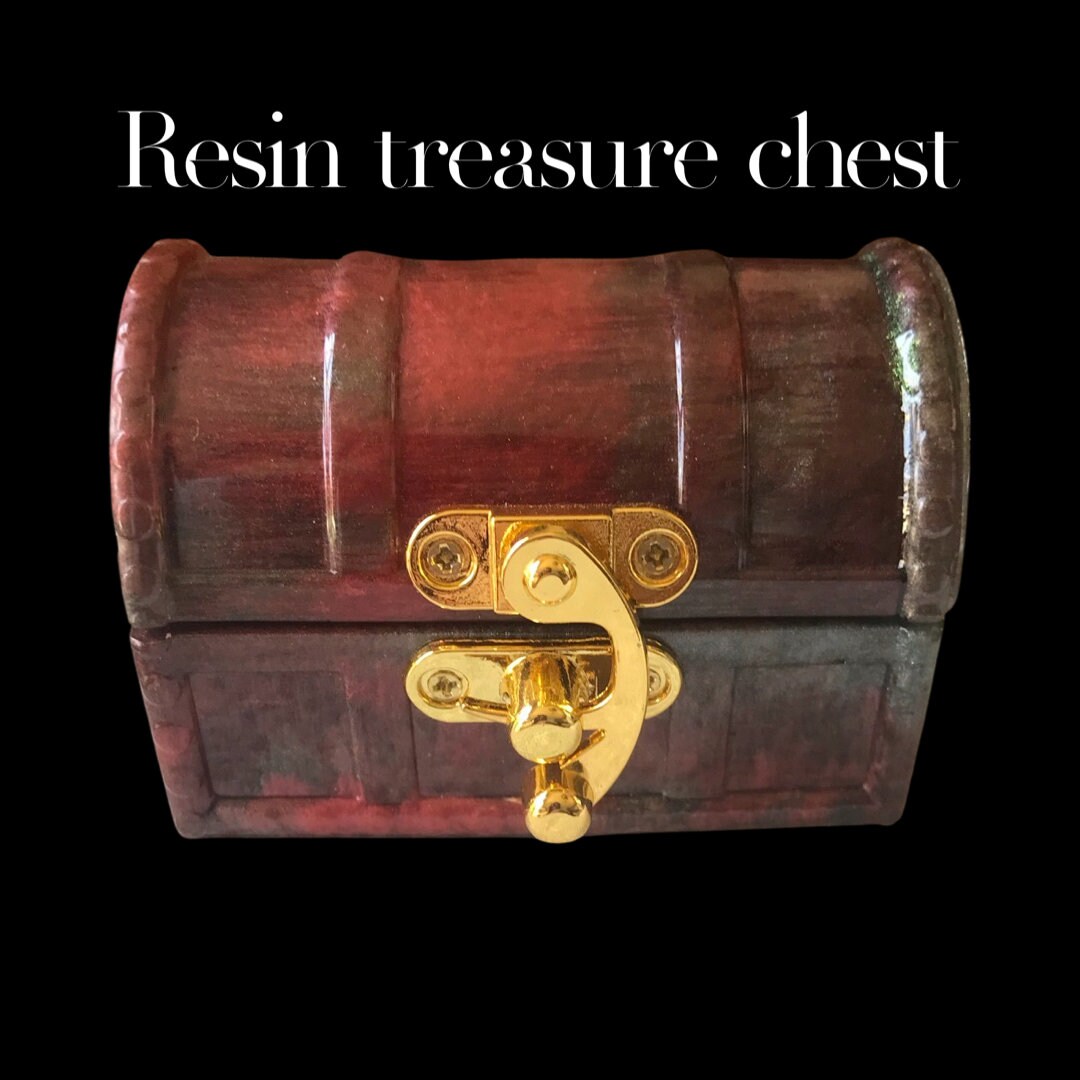 Resin Treasure Chest - Etsy