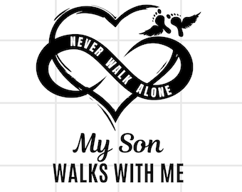Never Walk Alone Decal_son PNG & SVG - Etsy