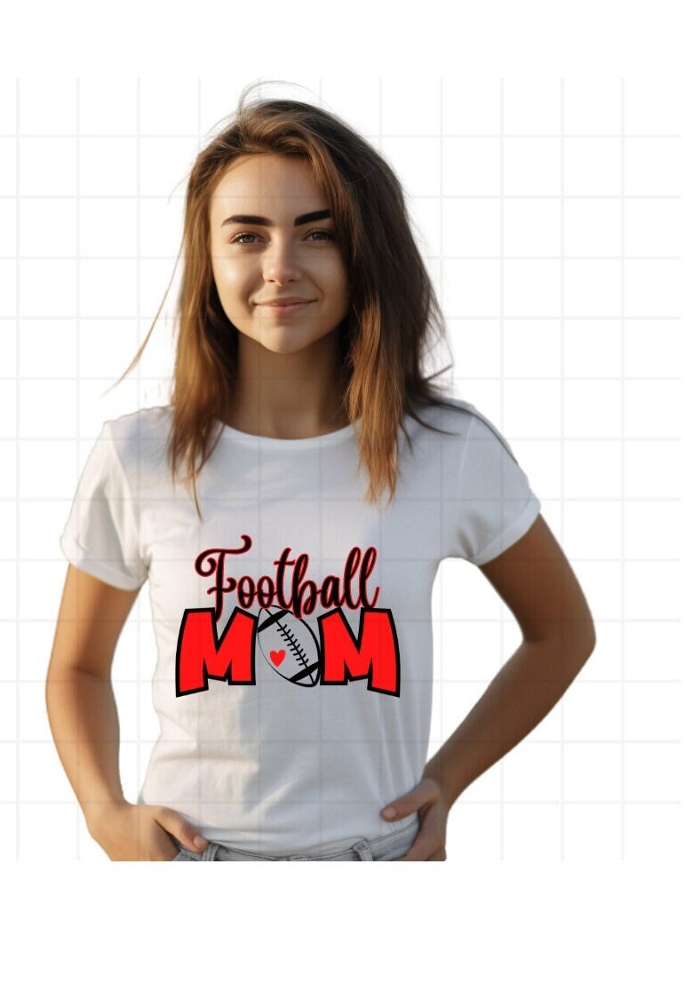 Football Mom PNG File - Perfect for Game Day Apparel & Accessories ...