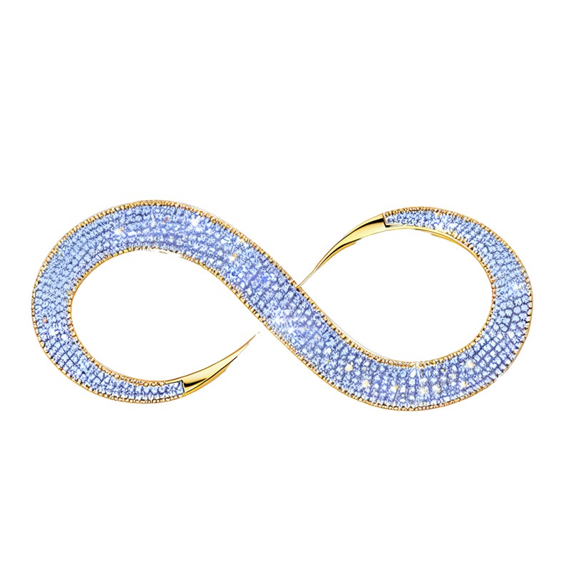 Dazzling Diamond Infinity and Heart Combo - Digital Bling Art PNG ...