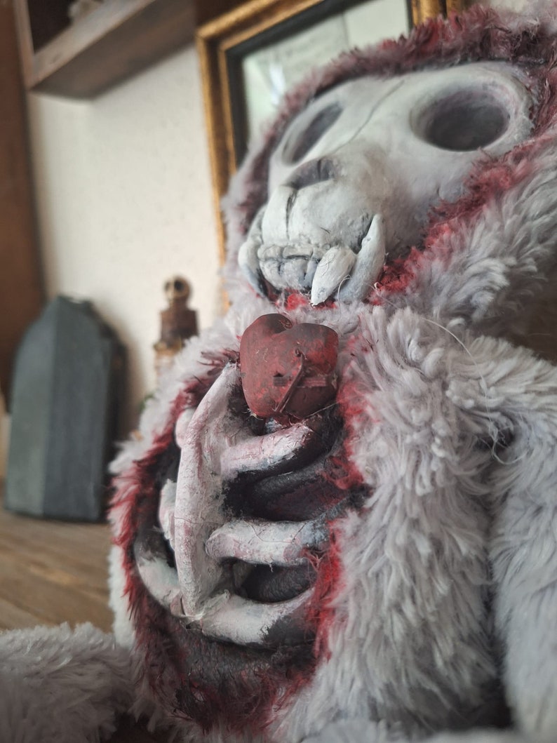 OOAK Creepy Skeleton Teddy Bear Doll - Etsy