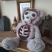 OOAK Creepy Skeleton Teddy Bear Doll - Etsy