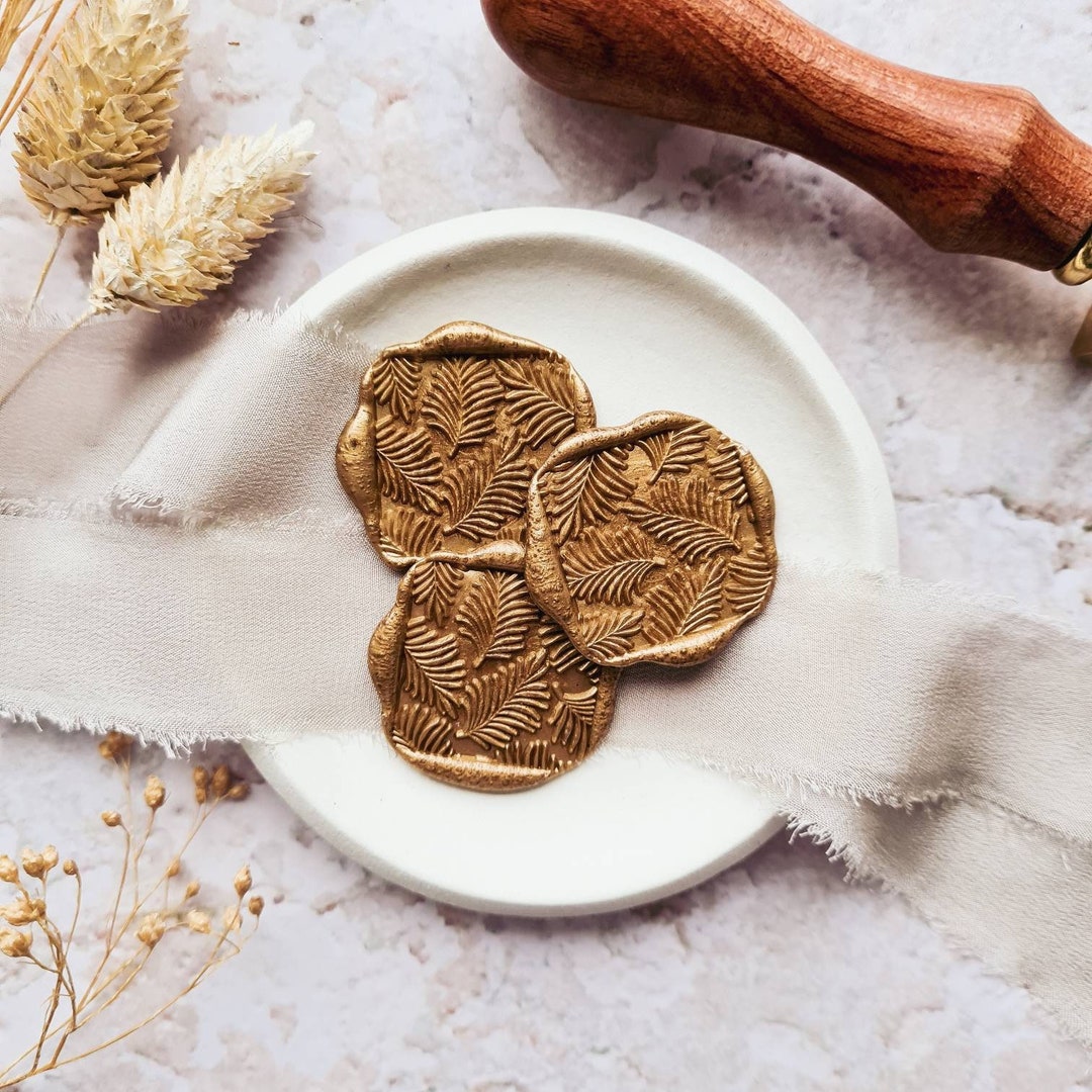 PALM LEAF Wax Seals | Self Adhesive Wax Seals | Wedding Wax Seal ...