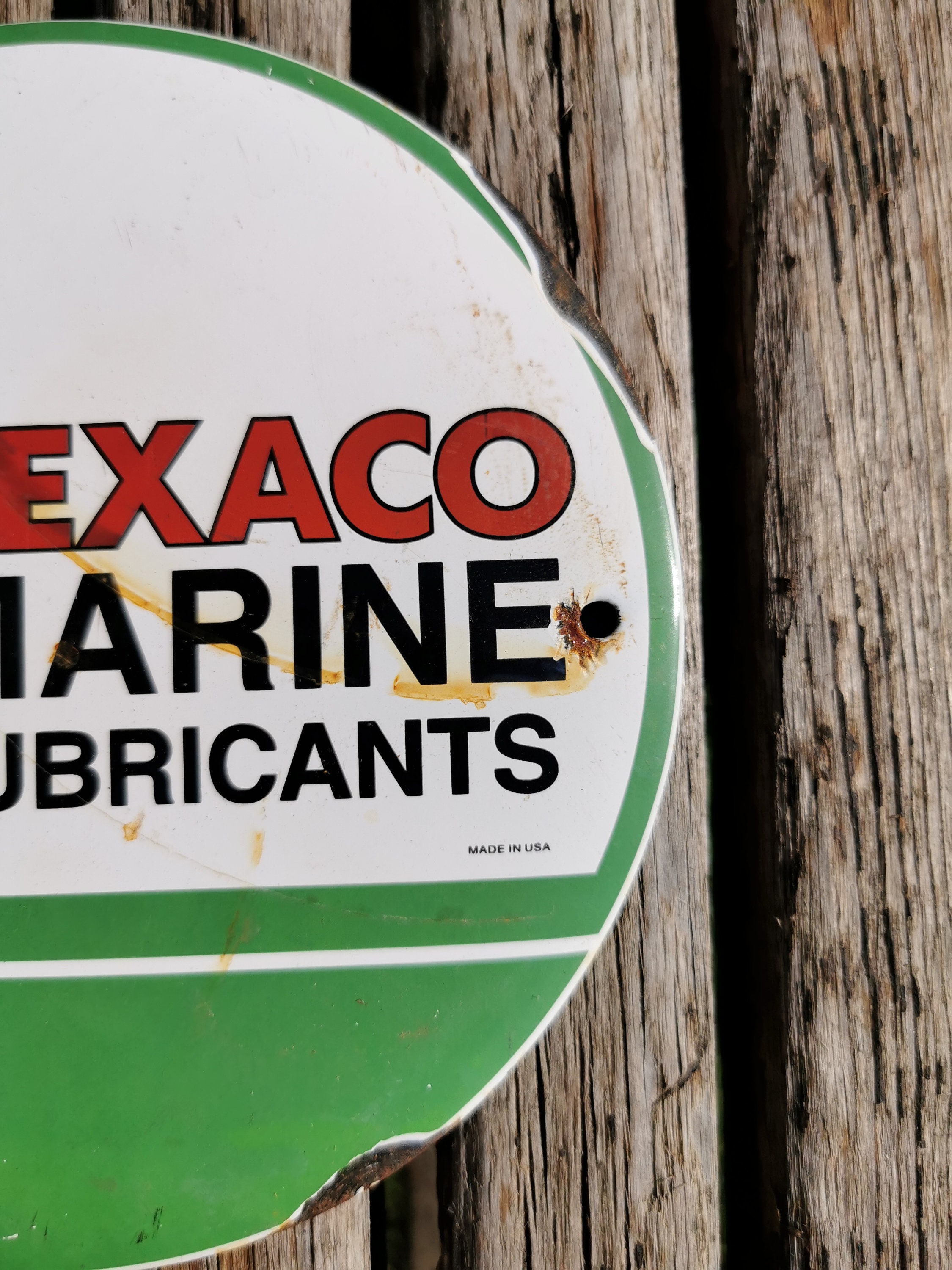 ACC626 Texaco Marine Emailleschild,Werbeschild,Enemal Sign, - Etsy.de