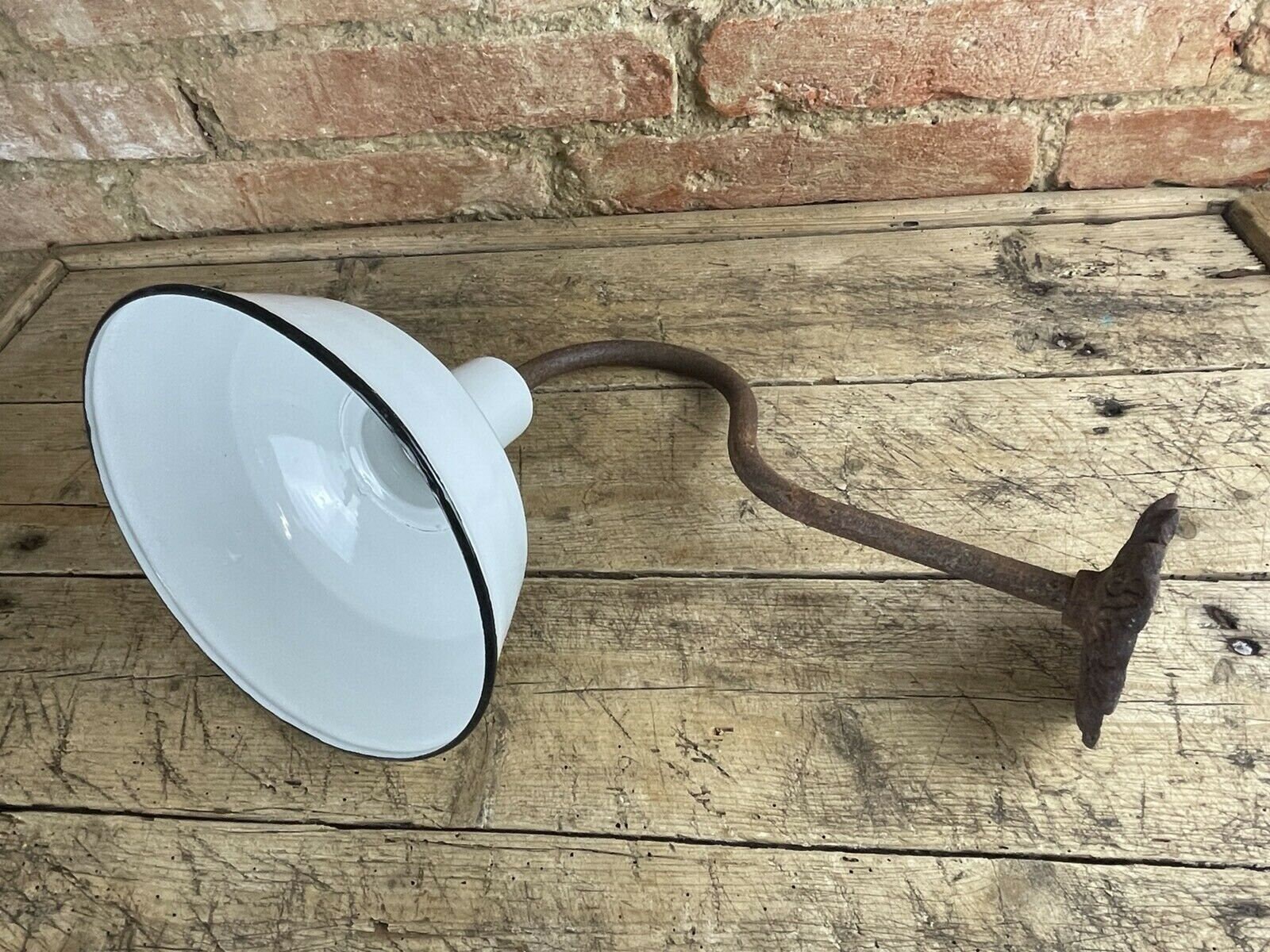 KE646 Emaille Aussenlampe-Hoflampe-Garage-Bauernhof-Beleuchtung - Etsy.de