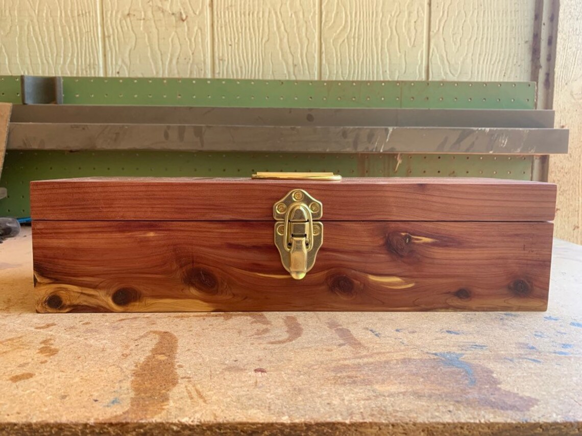 Cedar Keepsake Feather Box - Etsy