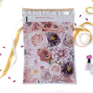 Boho Floral Poly Mailers 10" X 13" Self Adhesive Quality Thick ...
