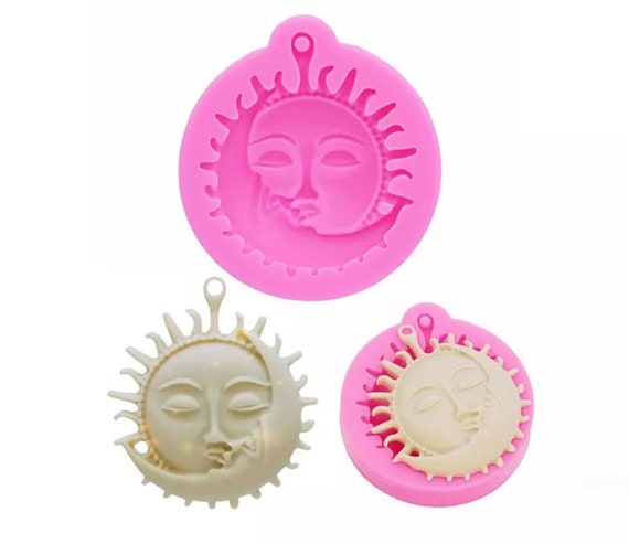 Sun and Moon Kiss Shaped Silicone Mold to Use With Resin - Etsy
