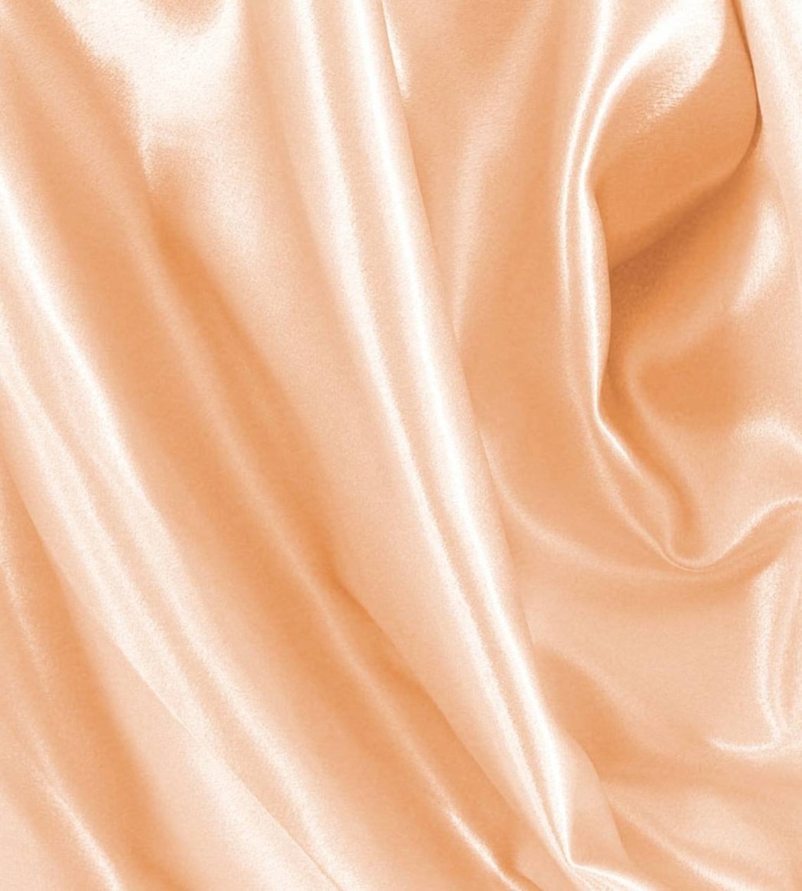 Light Peach Satin Fabric Thick Fabric by the Yard Half Yard - Etsy
