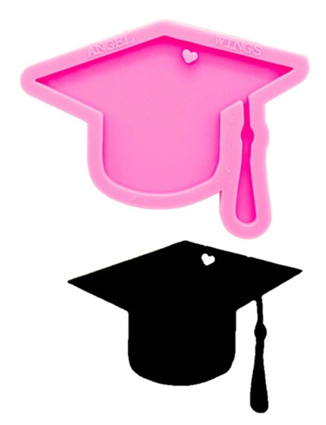 Graduation Cap Shaped Silicone Mold Yo Use With Resin, Chocolate, and ...