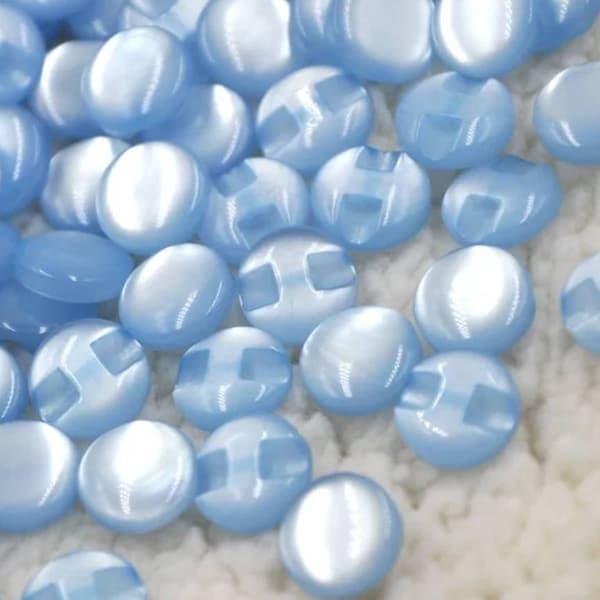 Baby Blue Buttons - Etsy