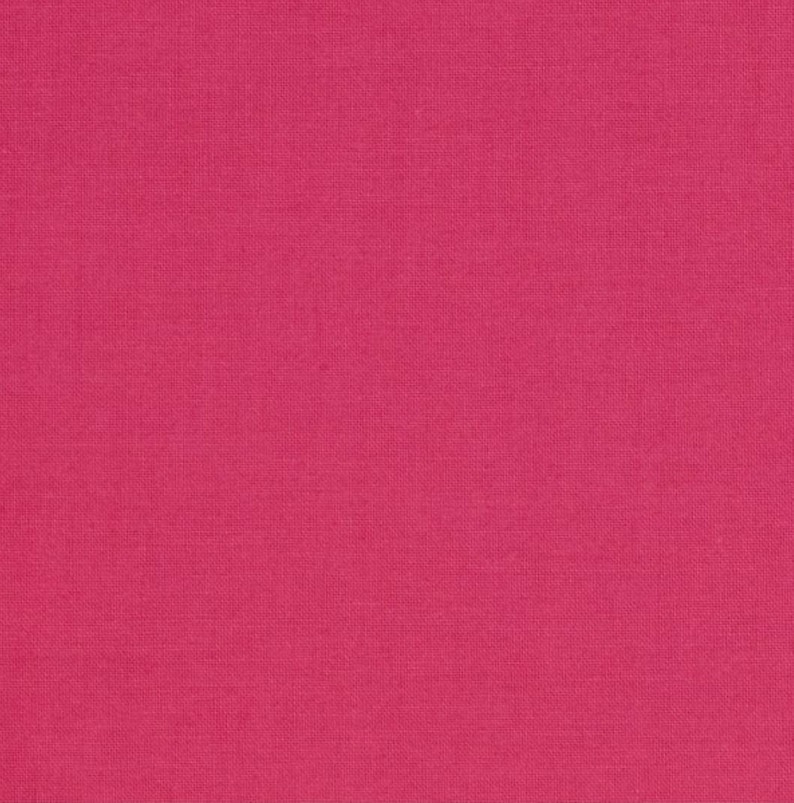 Raspberry Pink Cotton Fabric Cotton Blend by the yard half | Etsy