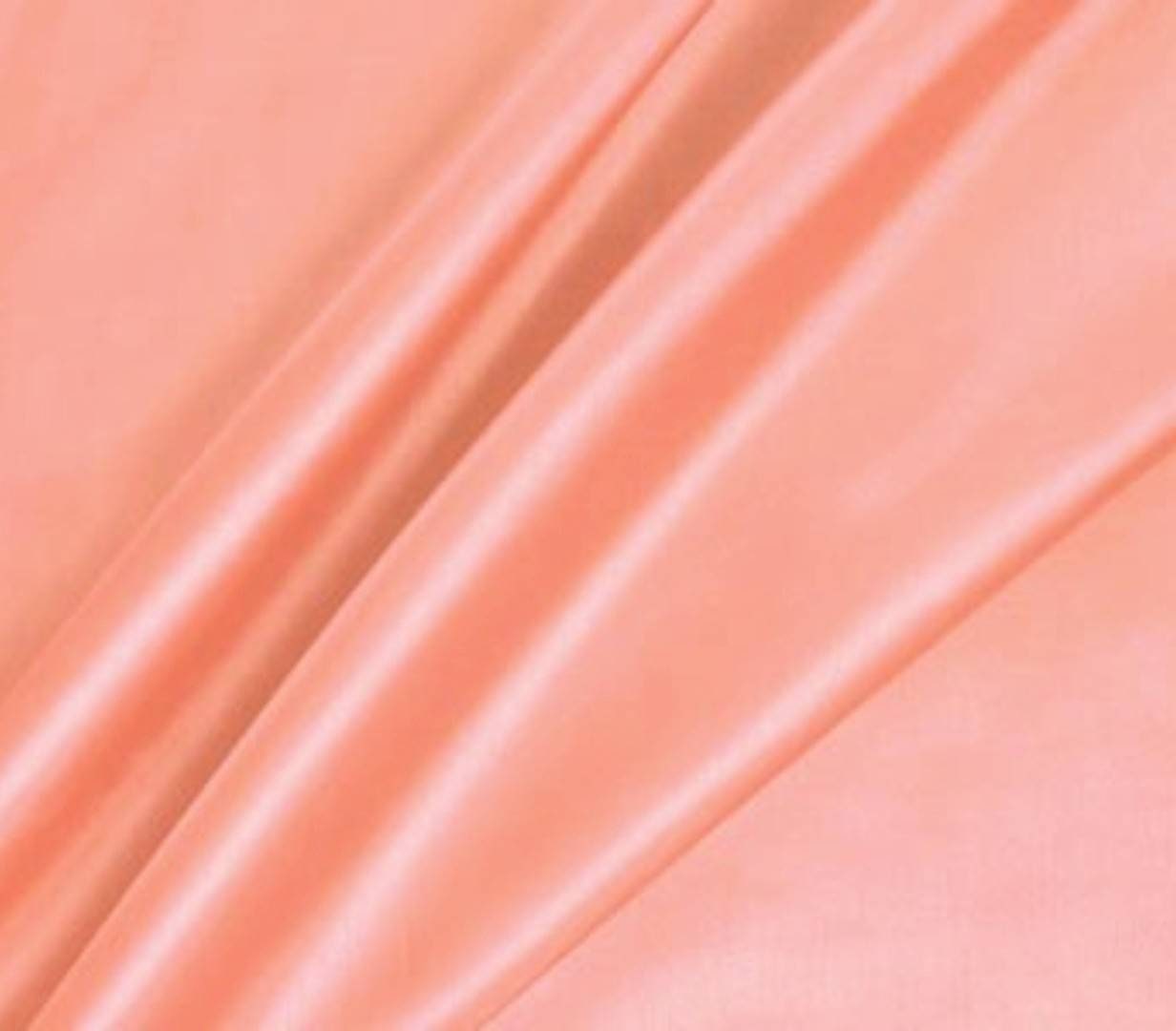 Peach Satin Fabric Thick Fabric by the Yard Half Yard Fat - Etsy