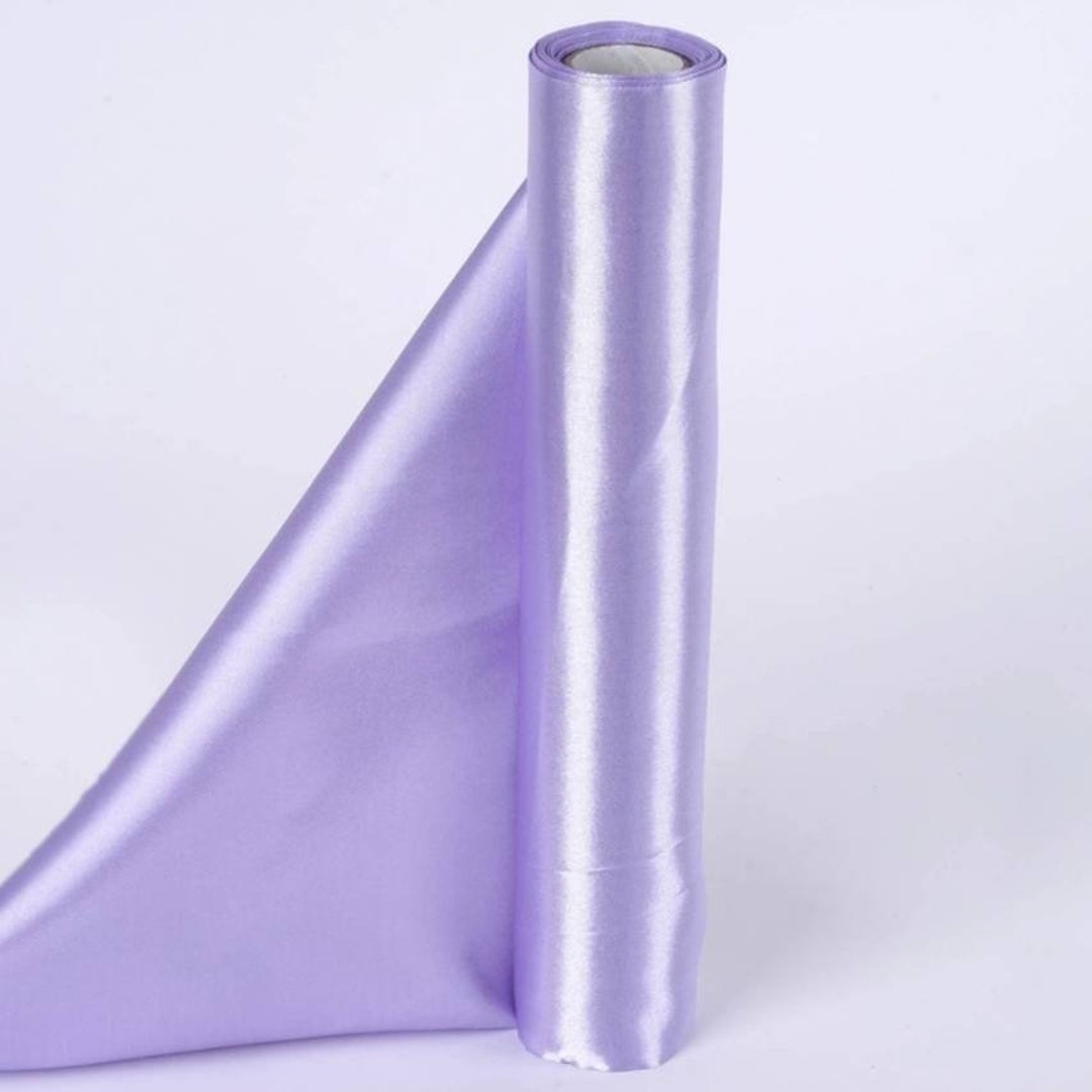 Lavender Light Purple Satin Fabric Thick Fabric by the Yard - Etsy