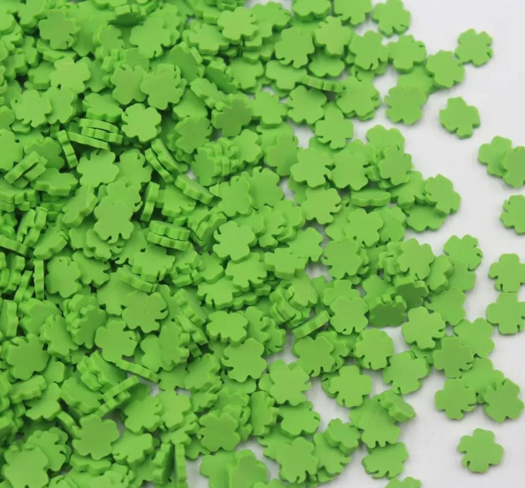 Four Leaf Clover Polymer Clay Slices Clovers 5mm in Size Nail Art ...